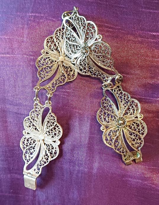 stare srebrne filigran narukvice