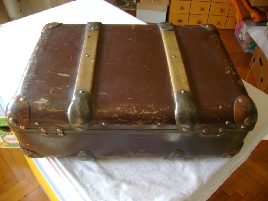 Stari kofer (manji) - vintage kofer - kufer za etno kuću