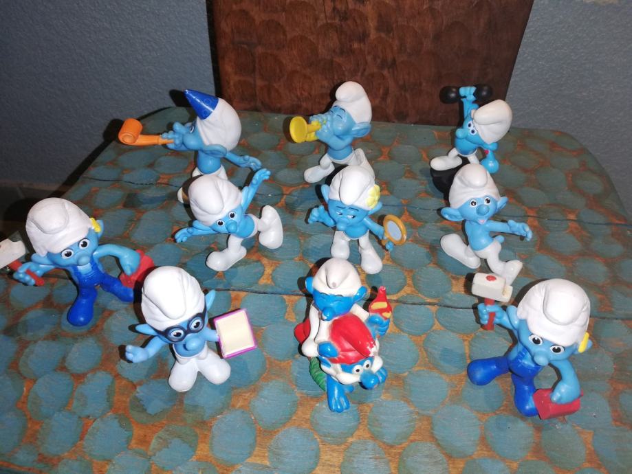 ŠTRUMFOVI - LOT OD 10 FIGURICA