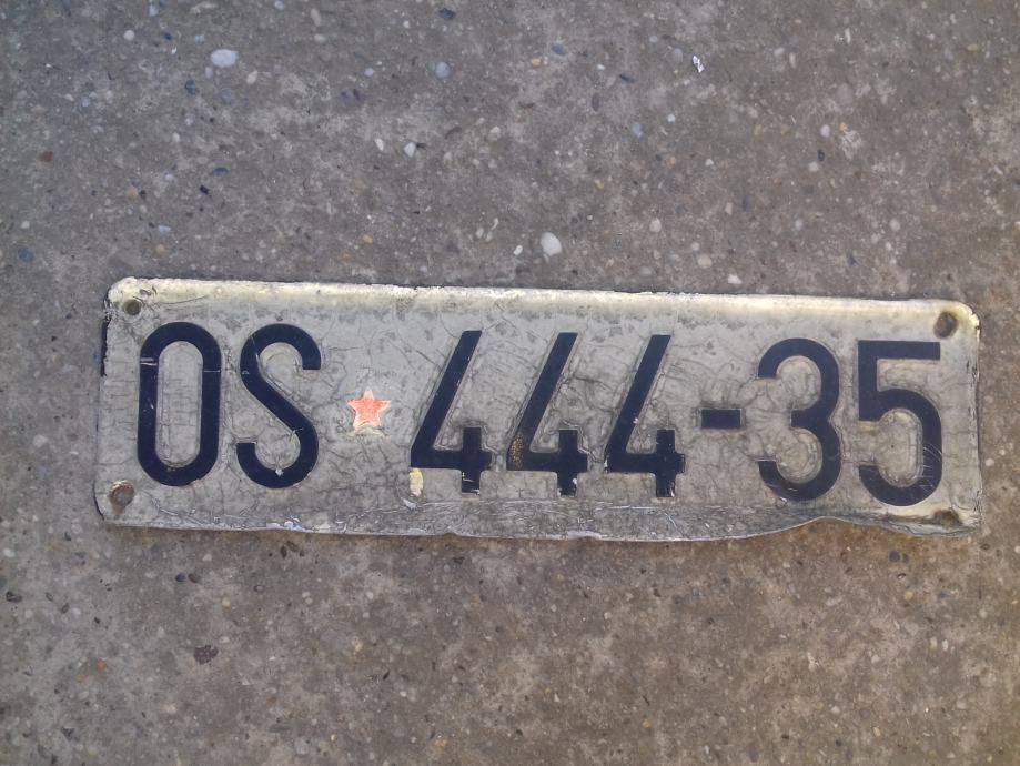 TABLICA OD AUTA 20 KN