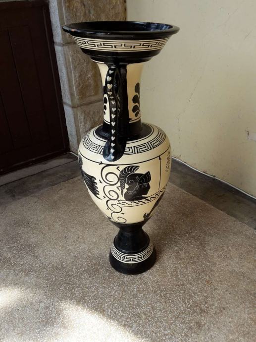 Vaza / amfora, grčki original, keramika, velika, visoka