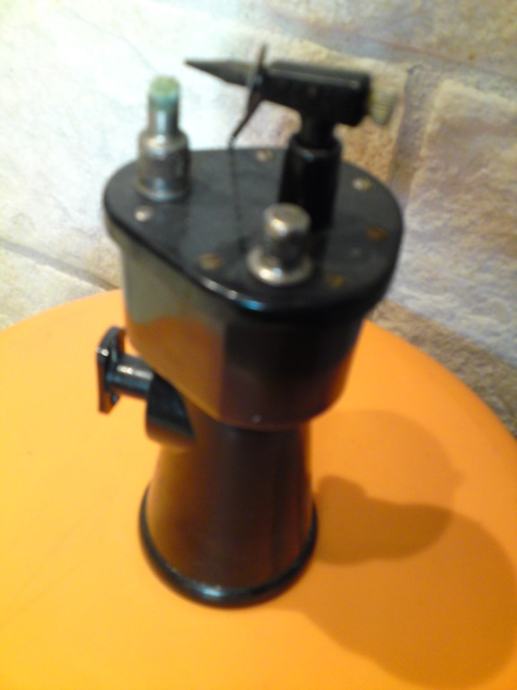 Vintage Hanau Alcohol Torch - stara lampa na alkohol - patentirano.