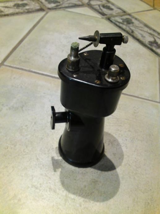 Vintage Hanau Alcohol Torch - stara lampa na alkohol - patentirano.