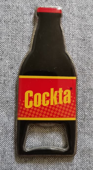 VINTAGE OTVARAČ ZA BOCE COCKTA-EMAJL/METAL