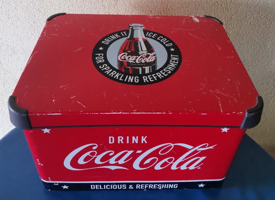 VINTAGE PVC BOX COCA COLA-DECO STOCKHOLM COCA COLA