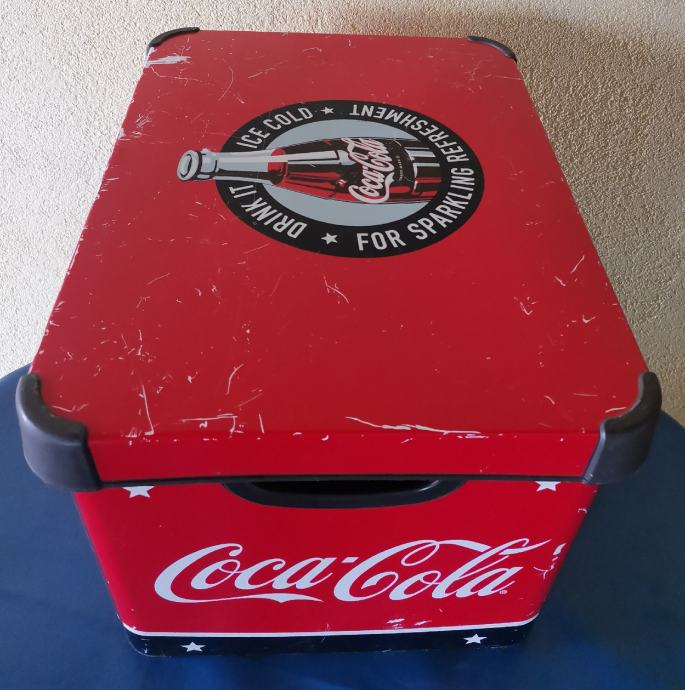 VINTAGE PVC BOX COCA COLA-DECO STOCKHOLM COCA COLA