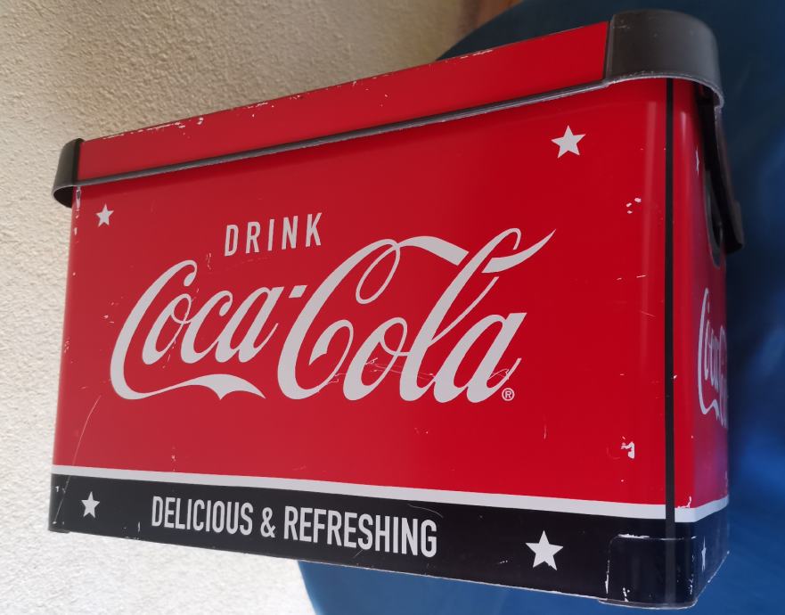 VINTAGE PVC BOX COCA COLA-DECO STOCKHOLM COCA COLA