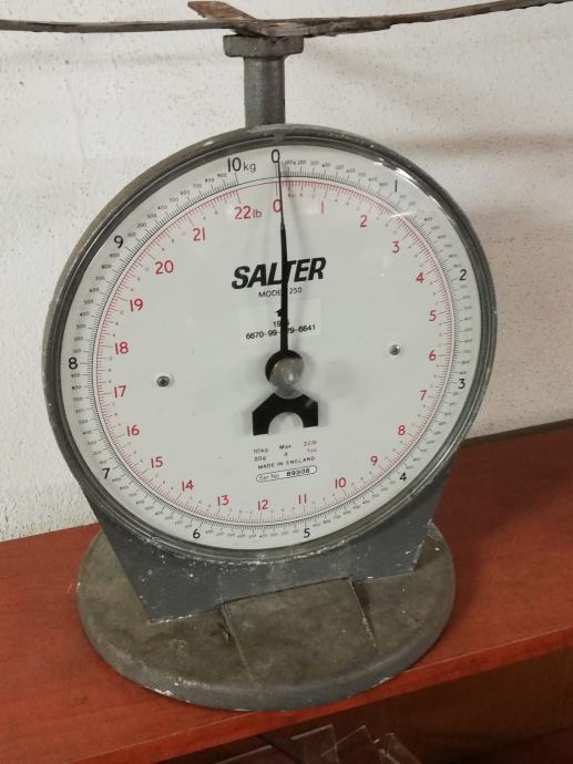 Vintage vaga Salter, model 250