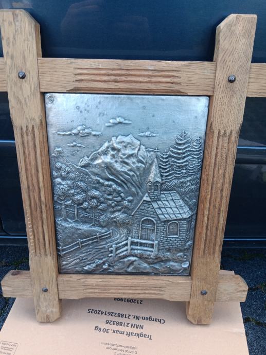 zinn slika metal slika