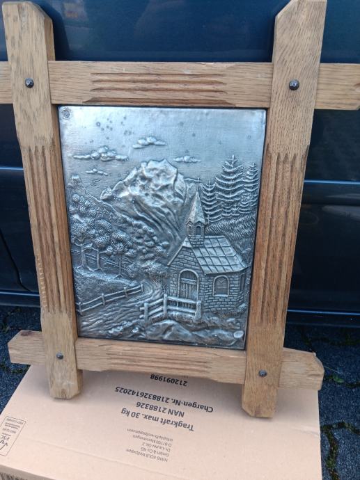 zinn slika metal slika