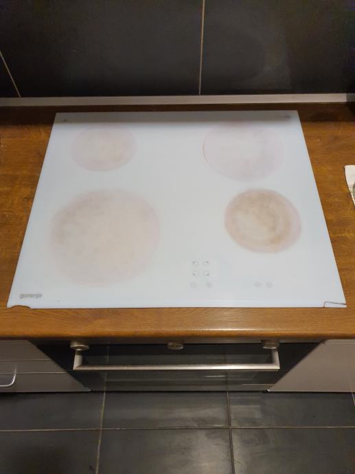 GORENJE Staklokeramička ploča (staklokeramika), bijela, 60cm GORENJE Staklokeramička ploča (staklokeramika), bijela, 60cm