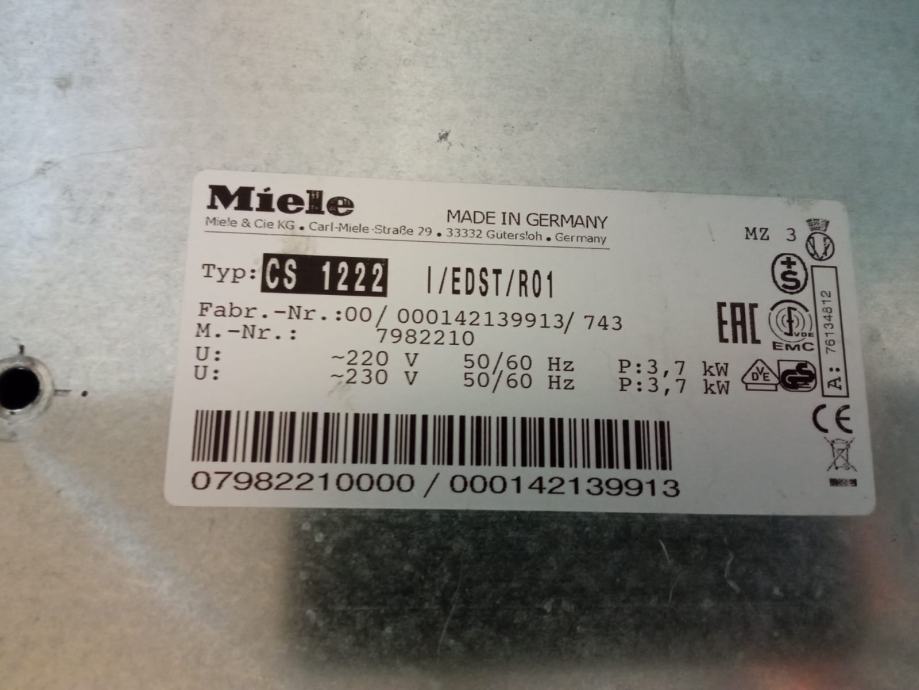 Miele CS1222 l ugradbena indukcijska ploča