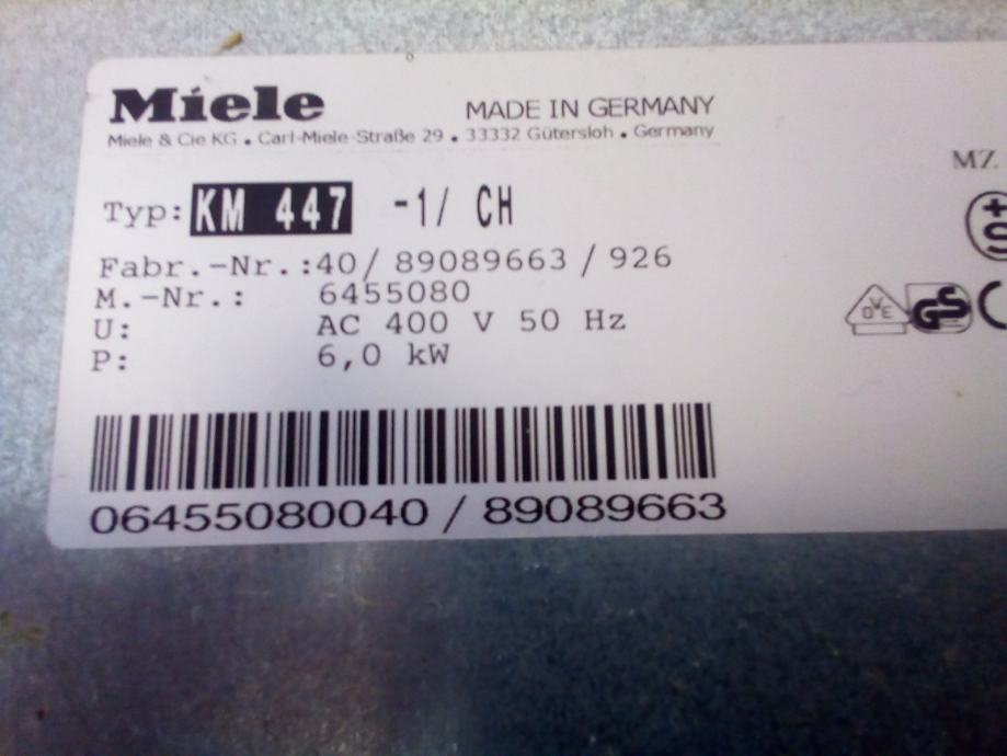 MIELE PEČNICA MODEL H 4640-60B-CAT NABAVLJENA U CIRIH