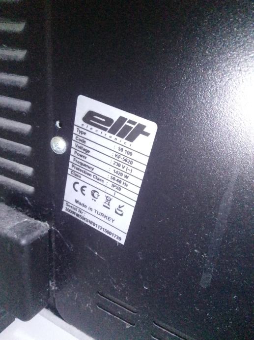 Mini pećnica ELIT KF-5620 ISPRAVNO