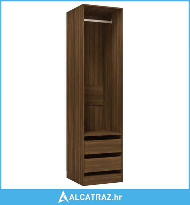 Ormar s ladicama smeđi hrast 50x50x200 cm od konstruiranog drva - NOVO