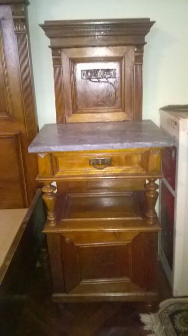 SECESIJA SOBA KREVET ORMAR KOMODE