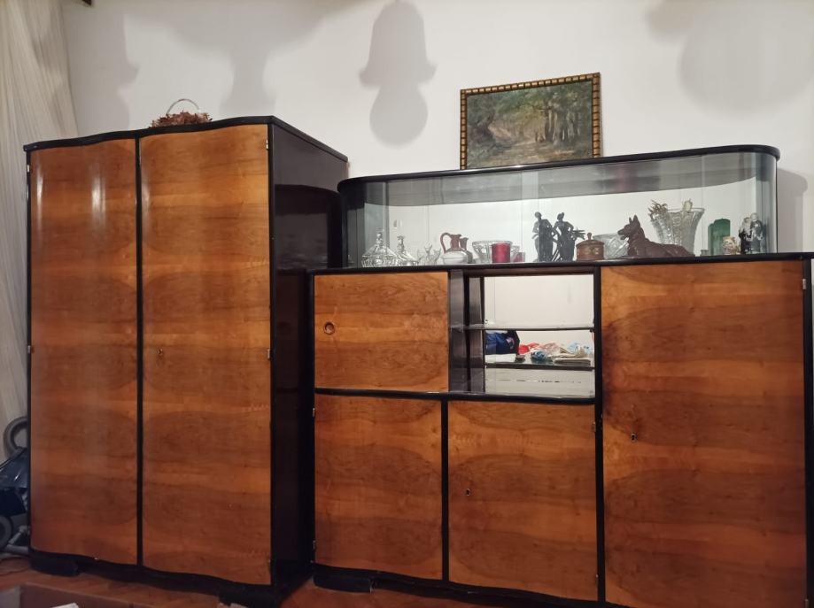 Starinski drveni namjestaj, ormar, komoda, kvalitetno debelo drvo