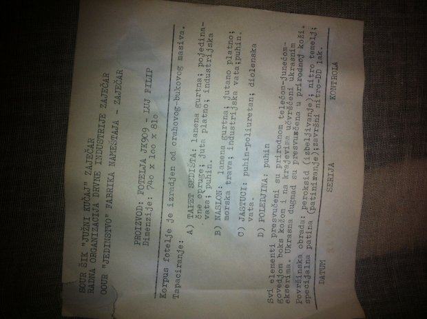 Stilski namještaj Luj Filip: trosjed, tri fotelje