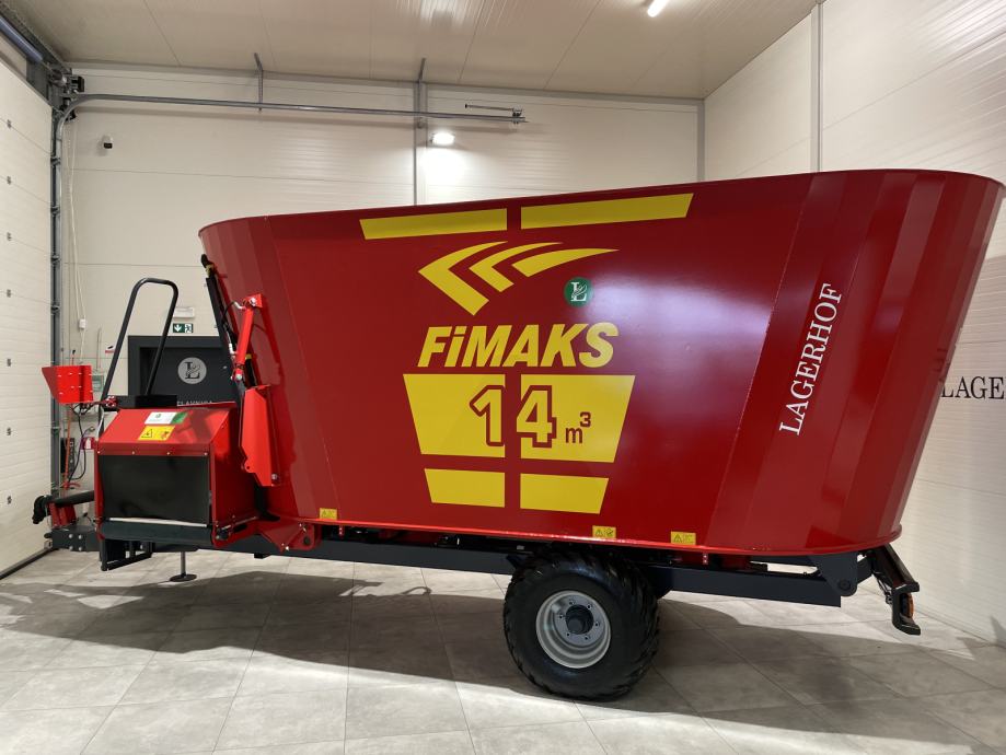 FIMAKS 14 m3 Mikser prikolica / Mješaona za stočnu