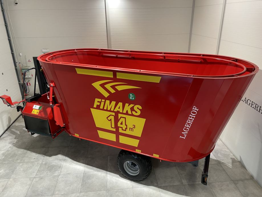 FIMAKS 14 m3 Mikser prikolica / Mješaona za stočnu