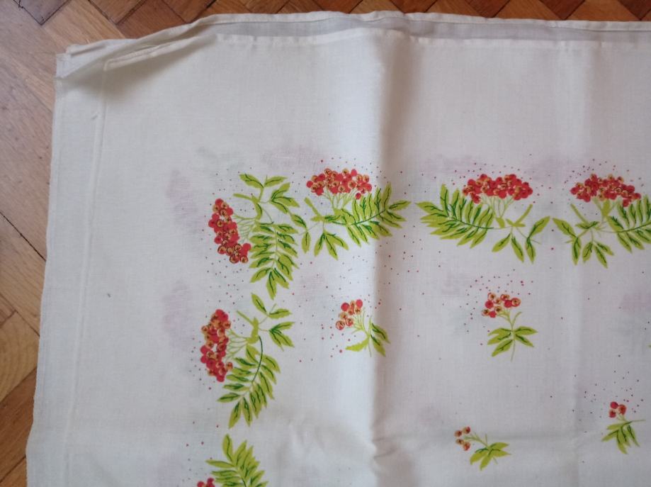 stari laneni stolnjak s uzorkom #9