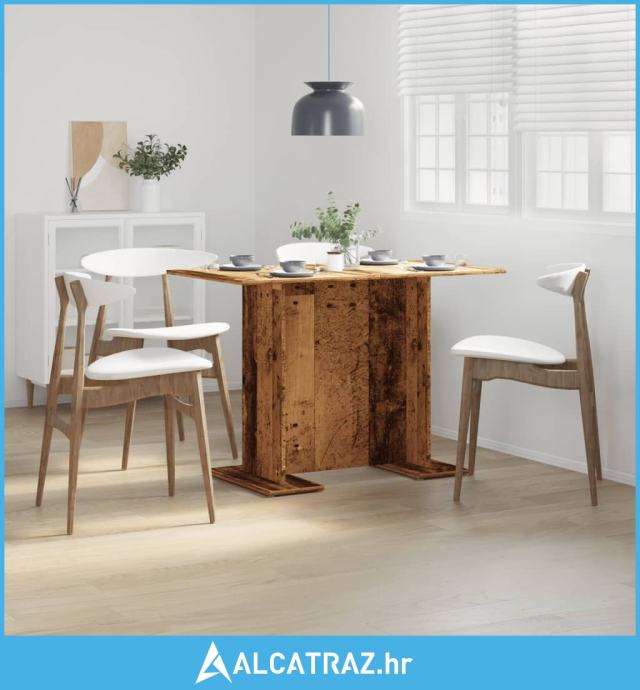 Blagovaonski stol boja staro drvo 110x60x75cm konstruirano drvo - NOVO