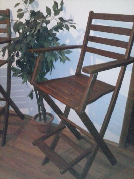 Drvene Barske stolice - visoke