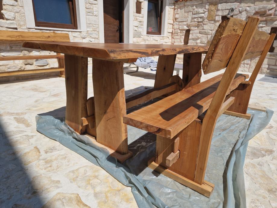 Drveni stol od tresnje ca. 190 x 90