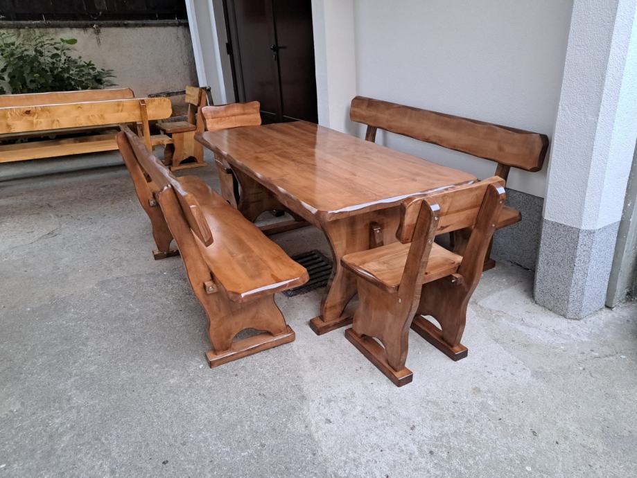 Drveni stolovi, klupe i stolice * Obrt Žubrinić