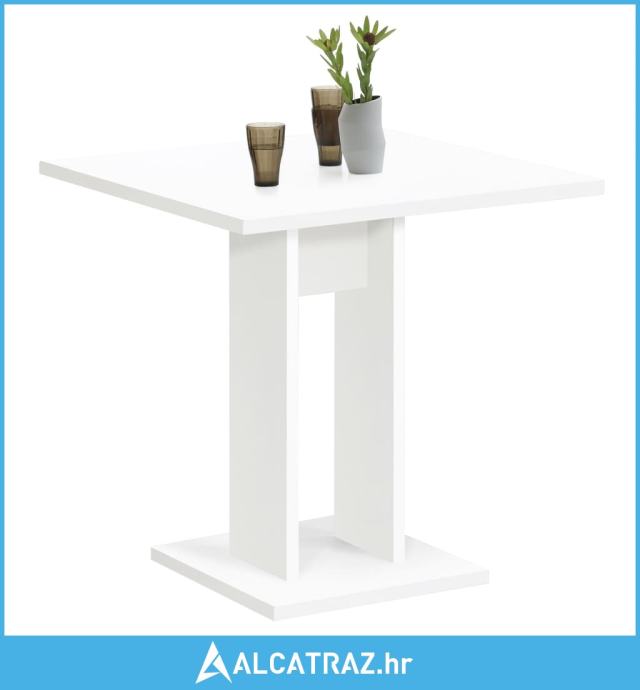 FMD blagovaonski stol 70 cm bijeli - NOVO