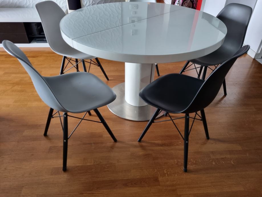 Moderne blagovaonske stolice, udobne, 5 komada