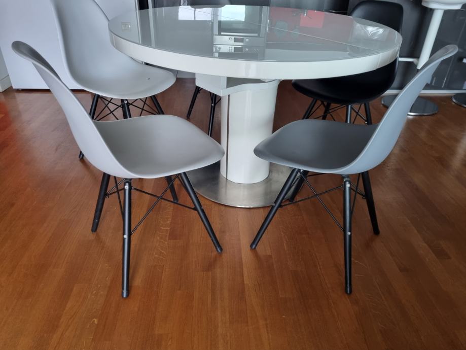 Moderne blagovaonske stolice, udobne, 5 komada