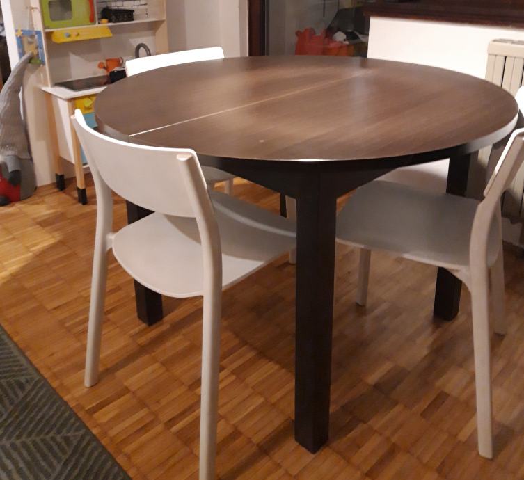 Okrugli stol na razvlačenje (promjer 110cm)