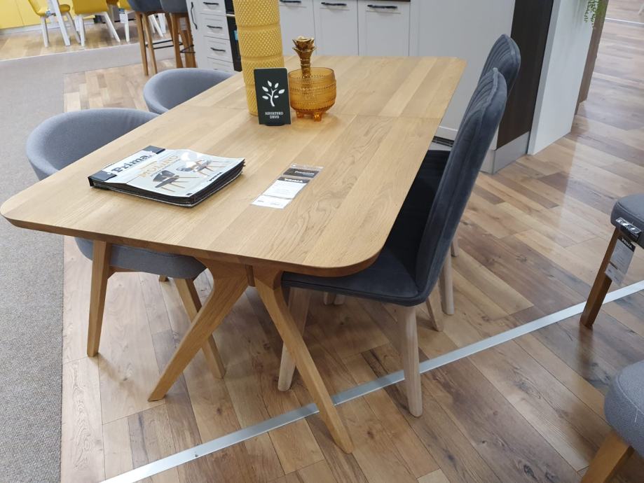 Stol Prima Davos puno drvo 160 (210)x90