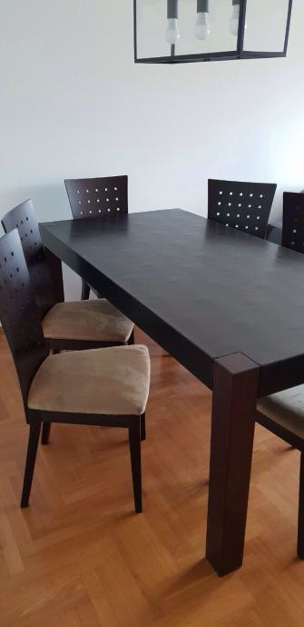 Prodajem šest stolica u odličnom stanju, boja wenge