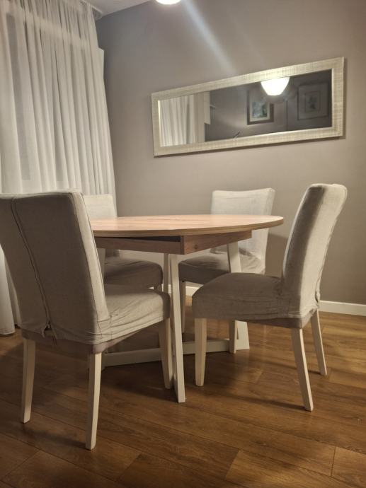 Produzivi okrugli stol i 6 stolica