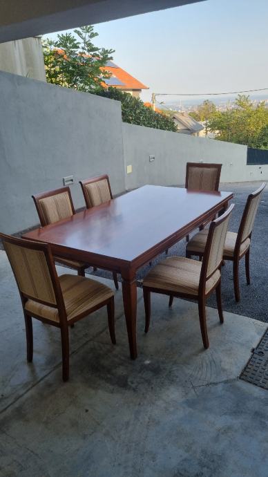 Selva stol s 10 stolica, 180x100, produziv na 300cm