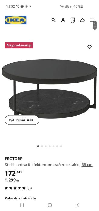 Stolić Ikea Frotorp