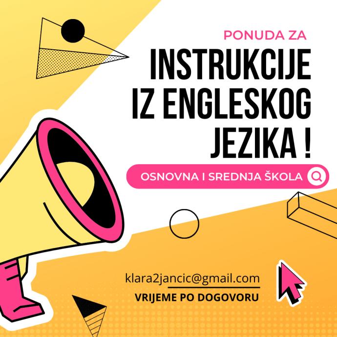 Instrukcije iz engleskog jezika