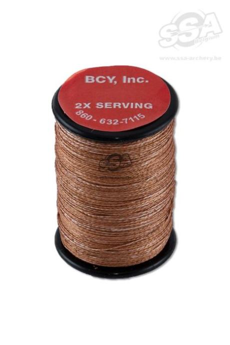 BCY Serving Material 2X Dia .015 Jig Metal Bronze
