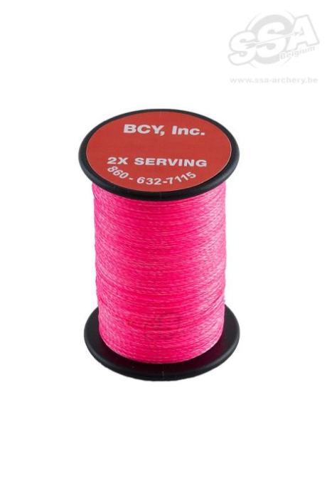 BCY Serving Material 2X Dia .015 Jig Pink