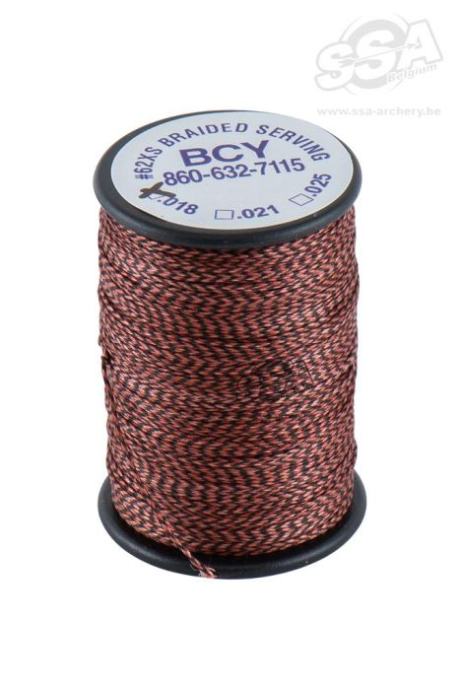 BCY Serving Material Braided *62Xs Dia .018 Jig Root Beer