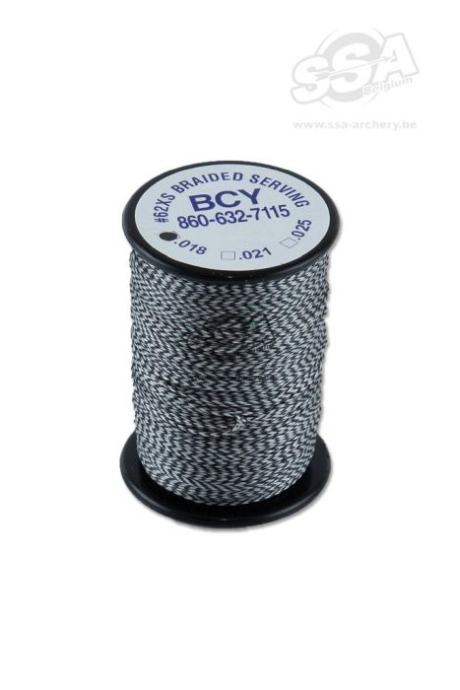 BCY Serving Material Braided *62Xs Dia .018 Jig Silver