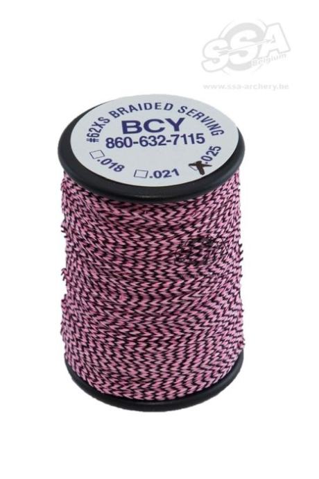 BCY Serving Material Braided *62Xs Dia .021 Jig Light Pink
