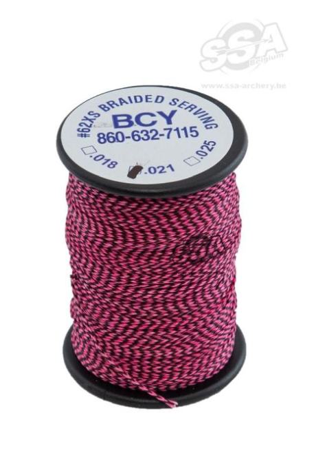 BCY Serving Material Braided *62Xs Dia .021 Jig Pink