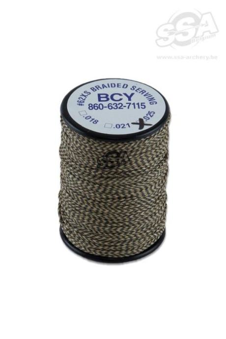 BCY Serving Material Braided *62Xs Dia .025 Jig Buckskin