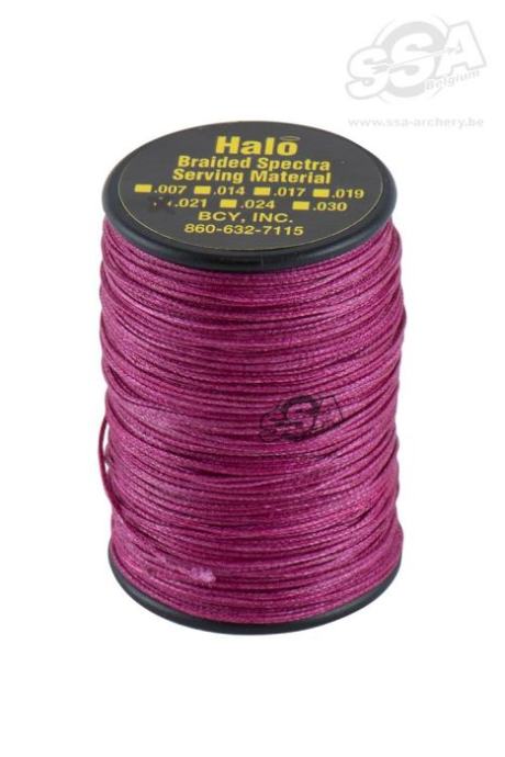 BCY Serving Material Braided Halo Dia .007 Jig Black Cherry