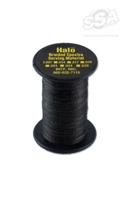BCY Serving Material Braided Halo Dia .007 Jig Black