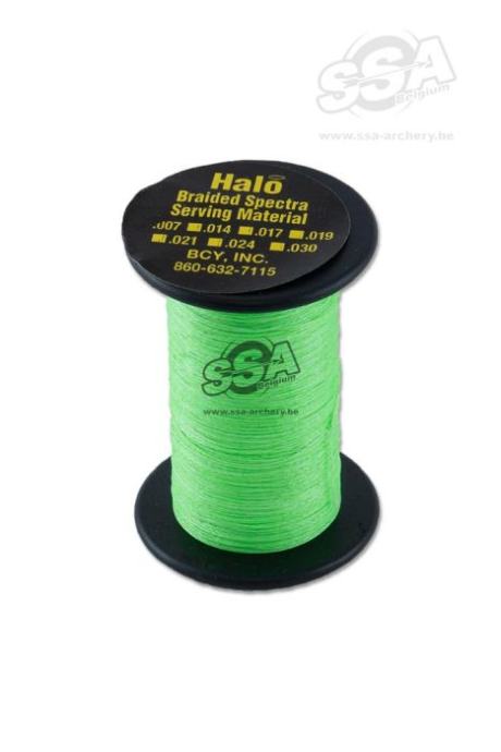 BCY Serving Material Braided Halo Dia .007 Jig Flo.Green
