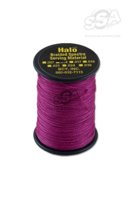 BCY Serving Material Braided Halo Dia .014 Jig Black Cherry